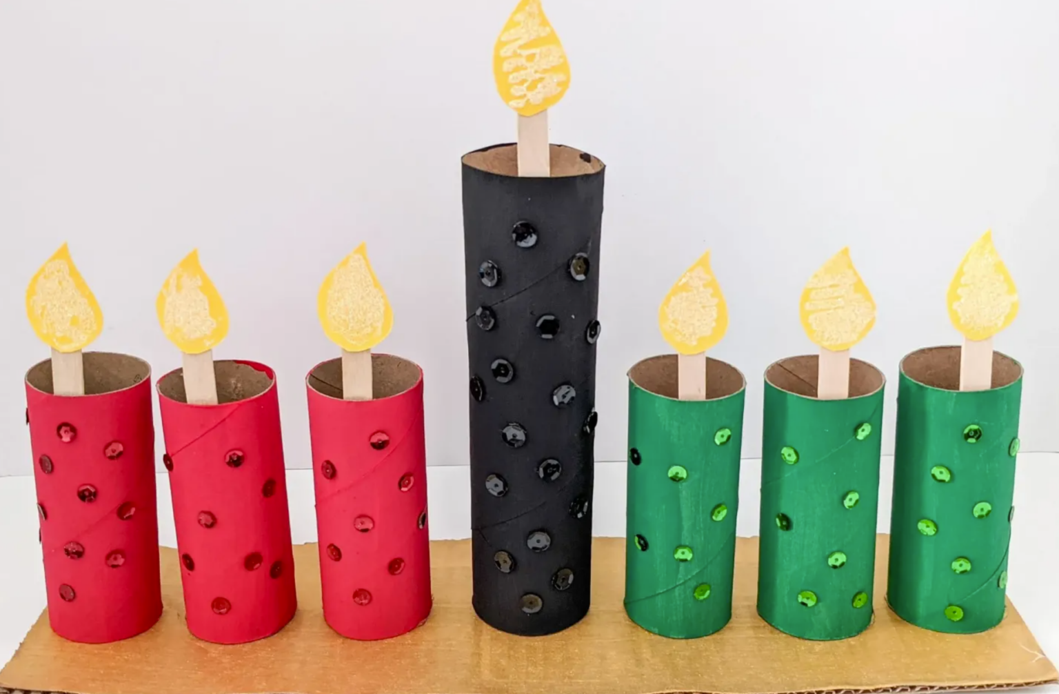 Kwanzaa Kinara Art! - Critchlow Adkins Children's Centers