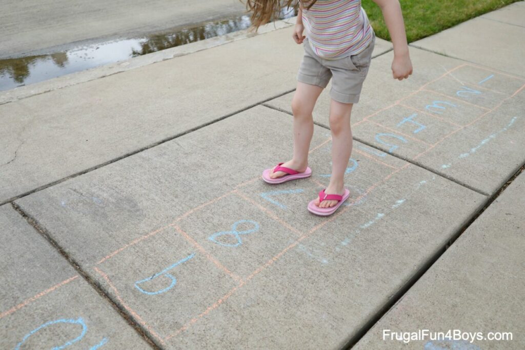 Sidewalk Chalk Math Games! - Critchlow Adkins Children's Centers